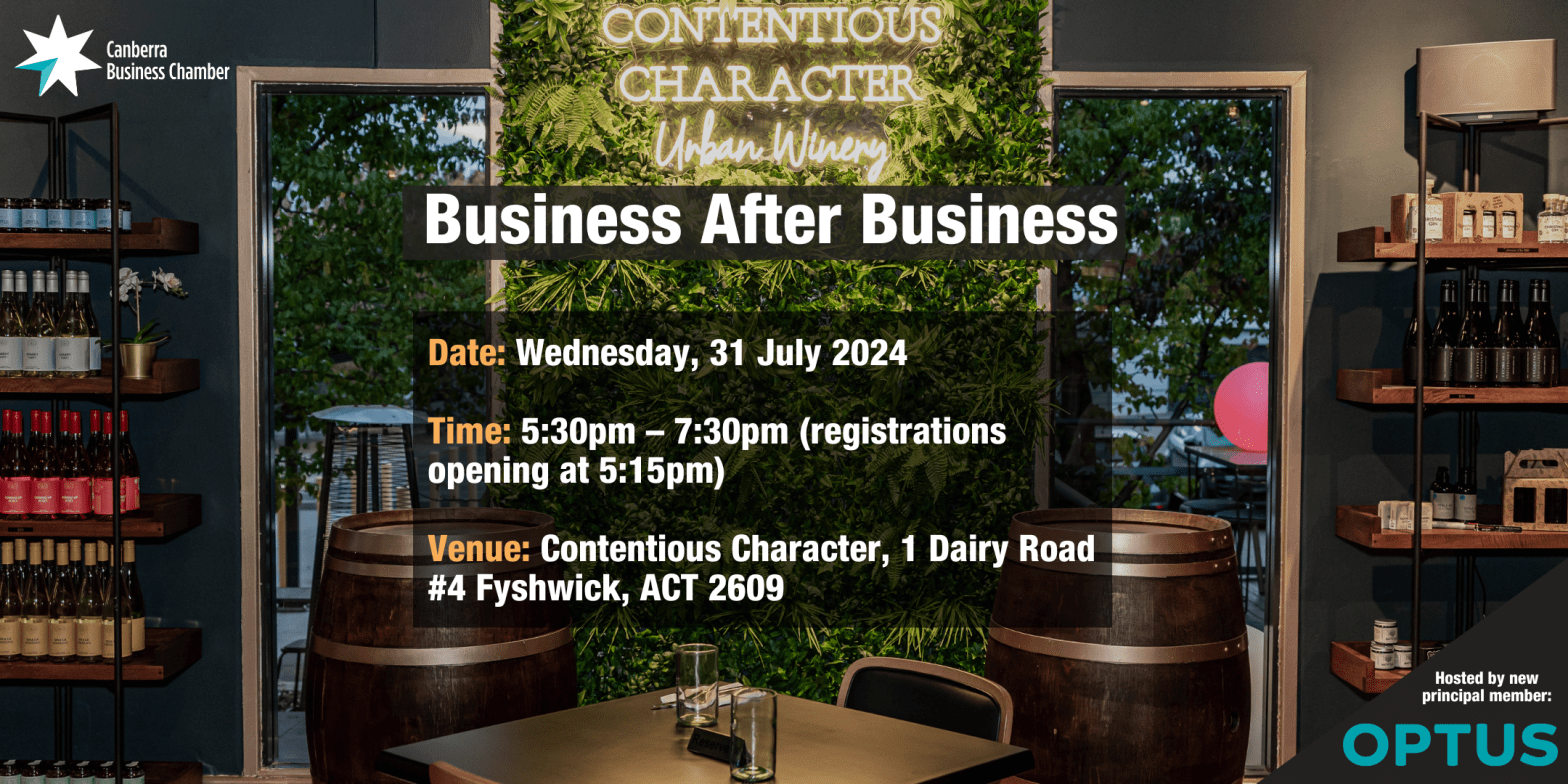 Canberra Business Chamber - The voice of business in Canberra