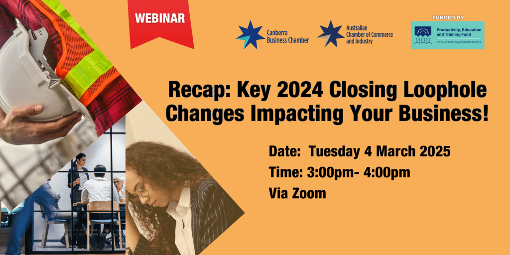 Canberra Business Chamber - The voice of business in Canberra